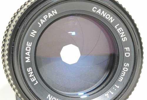 50mm Canon FD f/1.4
