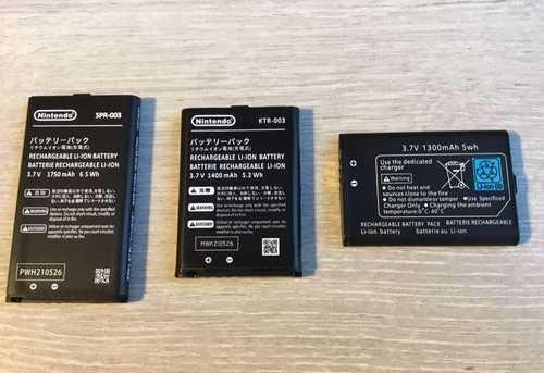 Аккумуляторы для Nintendo New 3DS/3DS/XL