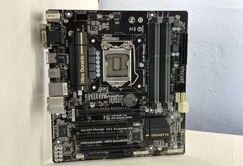 Материнская плата gigabyte GA-B85M-D3H 1150