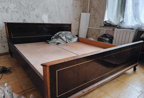 Кровать двухспальная винтаж СССР