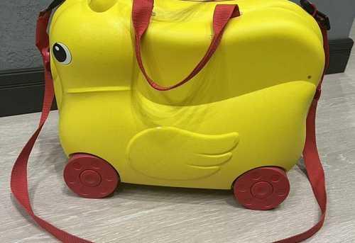 Детский чемодан каталка happy baby