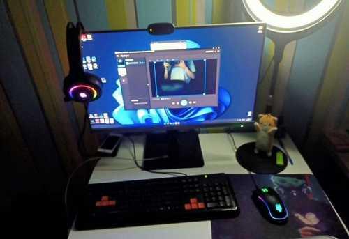 Игровой компьютер с монитором