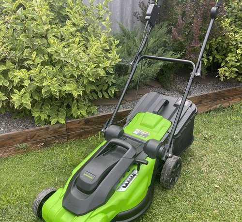 Электрическая газонокосилка Greenworks LM2000