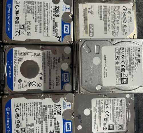 Жесткие диски 2.5 для ноутбука HDD. Оптом