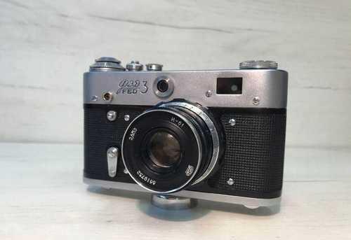Пленочный фотоаппарат фэд 3 FED-3 объектив И-61