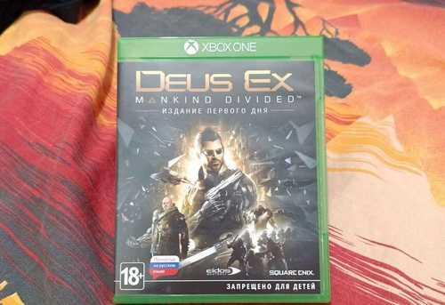 Deus Ex Mankind Divided. Xbox. Диск