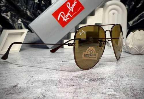 Очки Ray Ban Aviator коричневые