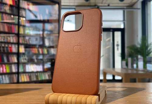 Чехол на iPhone 15 pro max leather case