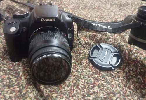 Зеркальный фотоаппарат canon EOS 350d