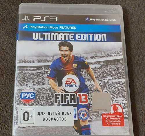 Fifa 13 Ultimate edition Игра на ps3