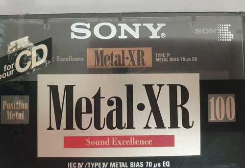 Аудиокассета sony Metal-XR 100 Sound Excellence