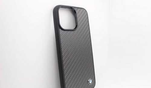 Чехол на iPhone 14 Pro Max "BMW" Carbon
