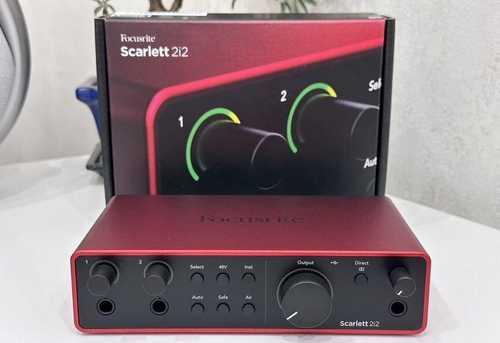 Новый Focusrite Scarlett 2i2 Gen4