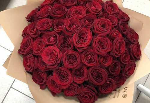 Букет из 51 розы 14 февраля с доставкой