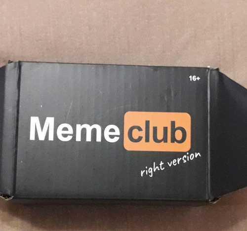 Настолка Memeclub мемы для взрослых от 16 лет