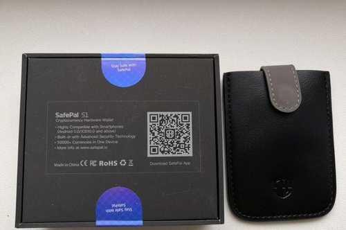 Криптокошелек SafePal s1 с кожаным чехлом