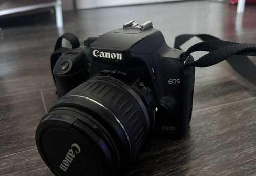 Зеркальный фотоаппарат canon 1000D