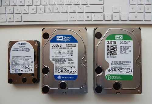 Жёсткие диски IDE-sata 500Гб-2Тб