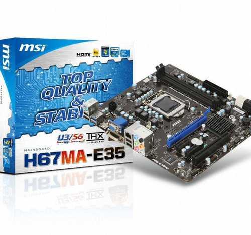 Материнская плата MSI H67MA-E35 MS-7680 VER:20