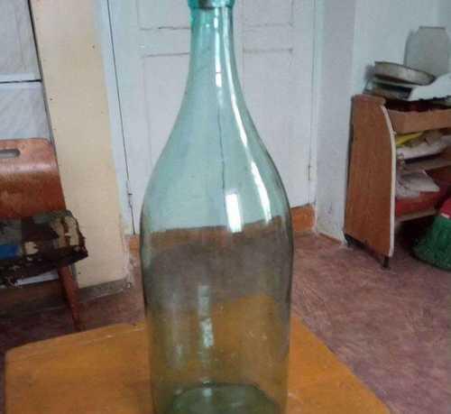 Бутыль стеклянная 5 литров, СССР
