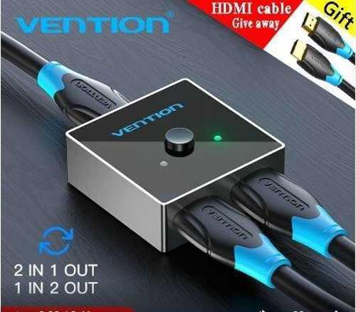 Двойной переключатель Vention hdmi