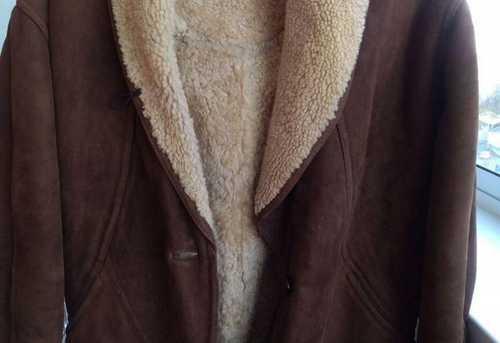 Дублёнка женская, натуральная замша, размер 50