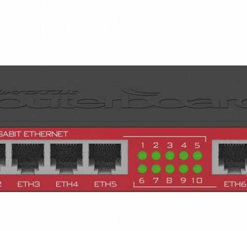 Коммутатор MikroTik RB2011UiAS-IN 5x1G RJ45 5xRJ45