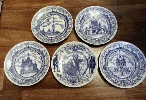 Коллекционные тарелки "300 лет Санкт-Петербургу"