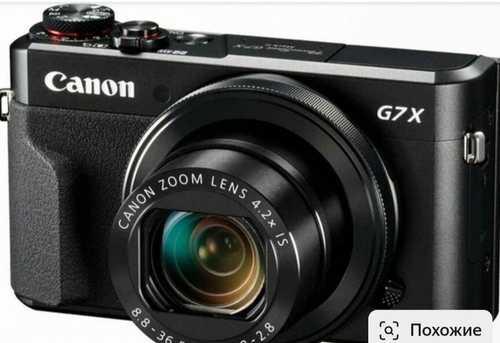Фотоаппарат Canon PowerShot G7 X Mark 2