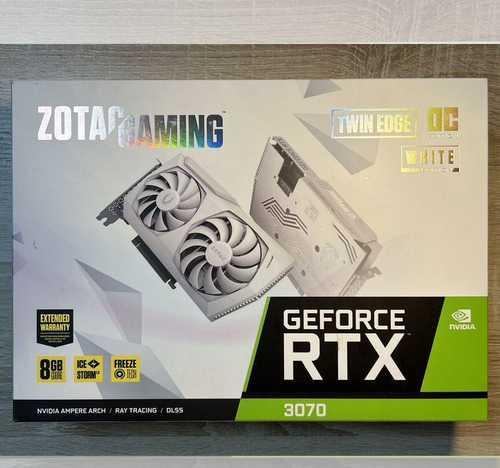 Коробка от RTX 3070 Zotac Twin Edge