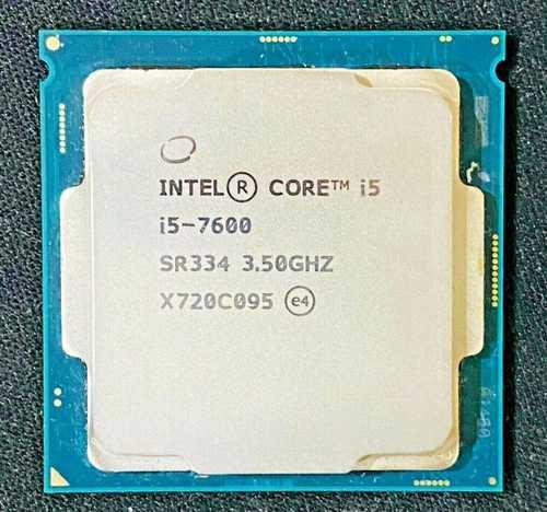 Процессор Intel i5 7600