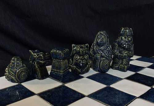 Керамические шахматы ручной работы