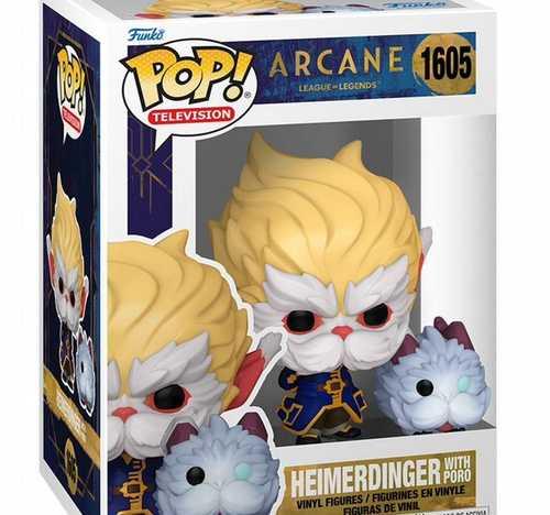 Funko Pop Heimerdinger with Poro 1605 Arcane