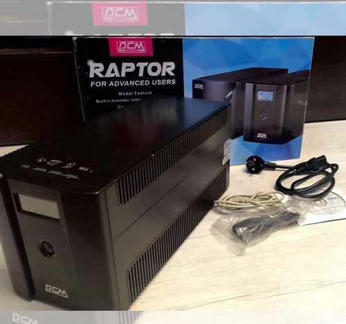 Ибп powercom Raptor RPT-2000AP LCD, 2000вa