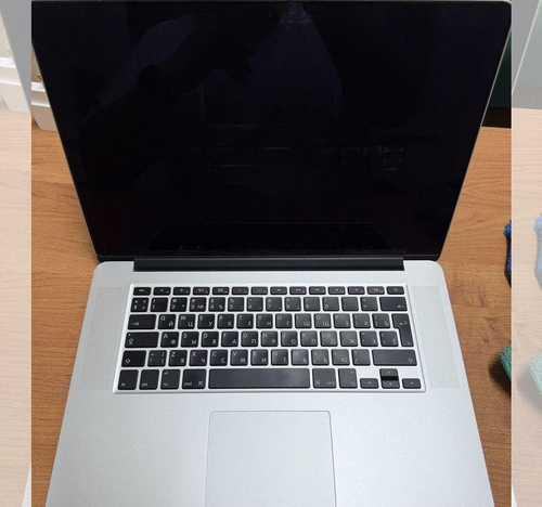 MacBook Pro 15 (2014), 256 ГБ, Core i7, 2.2 ГГц, RAM 16 ГБ, Intel Iris Pro Graphics