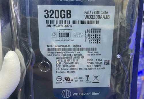 Новый Жесткий диск 320Gb IDE WB WD3200aajb 3.5"