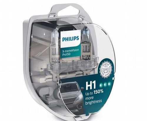 Лампа H1 Philips X-Treme Vision 12258xvps2 12V 55W