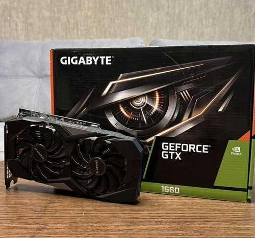 Видеокарта GTX 1660 Gigabyte