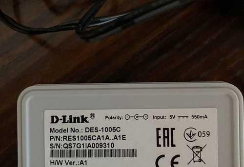 Маршрутизатор Dlink DES-1005C