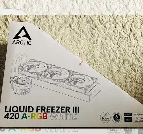 Сво arctic Liquid Freezer III 420 A-RGB White