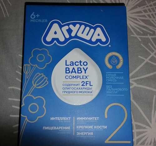 Сухая смесь агуша 2
