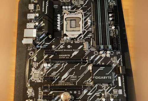 Материнская плата Gigabyte z370p d3