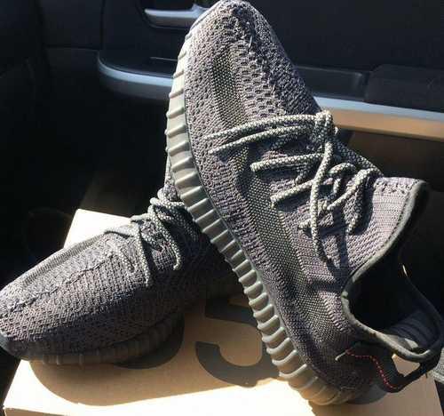 Кроссовки Adidas Yeezy Boost 350 новые (Черные)