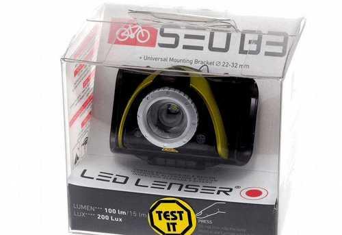 Велофонарь Ledlenser seo B3 lemon bike light