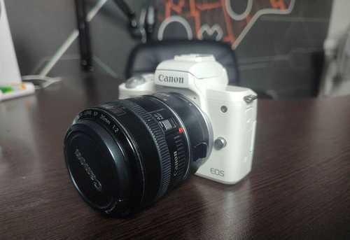 Canon M50 Body White + объектив Canon