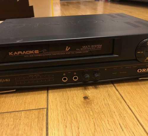 Видеомагнитофон VHS Orion с караоке
