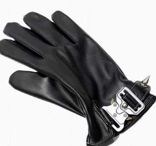 1017 alyx 9SM wool-lined Buckle Leather Gloves