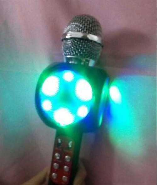 Светящийся караоке - микрофон