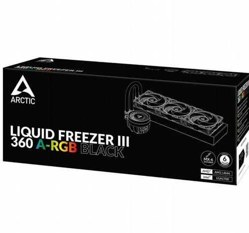 Новая Arctic Liquid Freezer III 360 argb Black