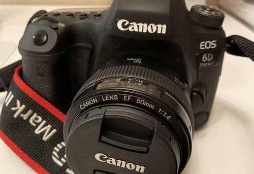 Canon 6d mark ii 2 50 mm 1.4 новый